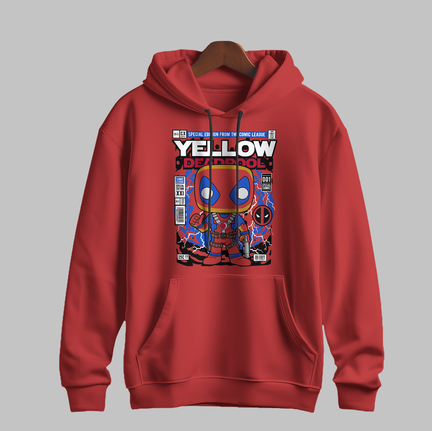 Deadpool Graphic Pop Hoodie – WildStallion